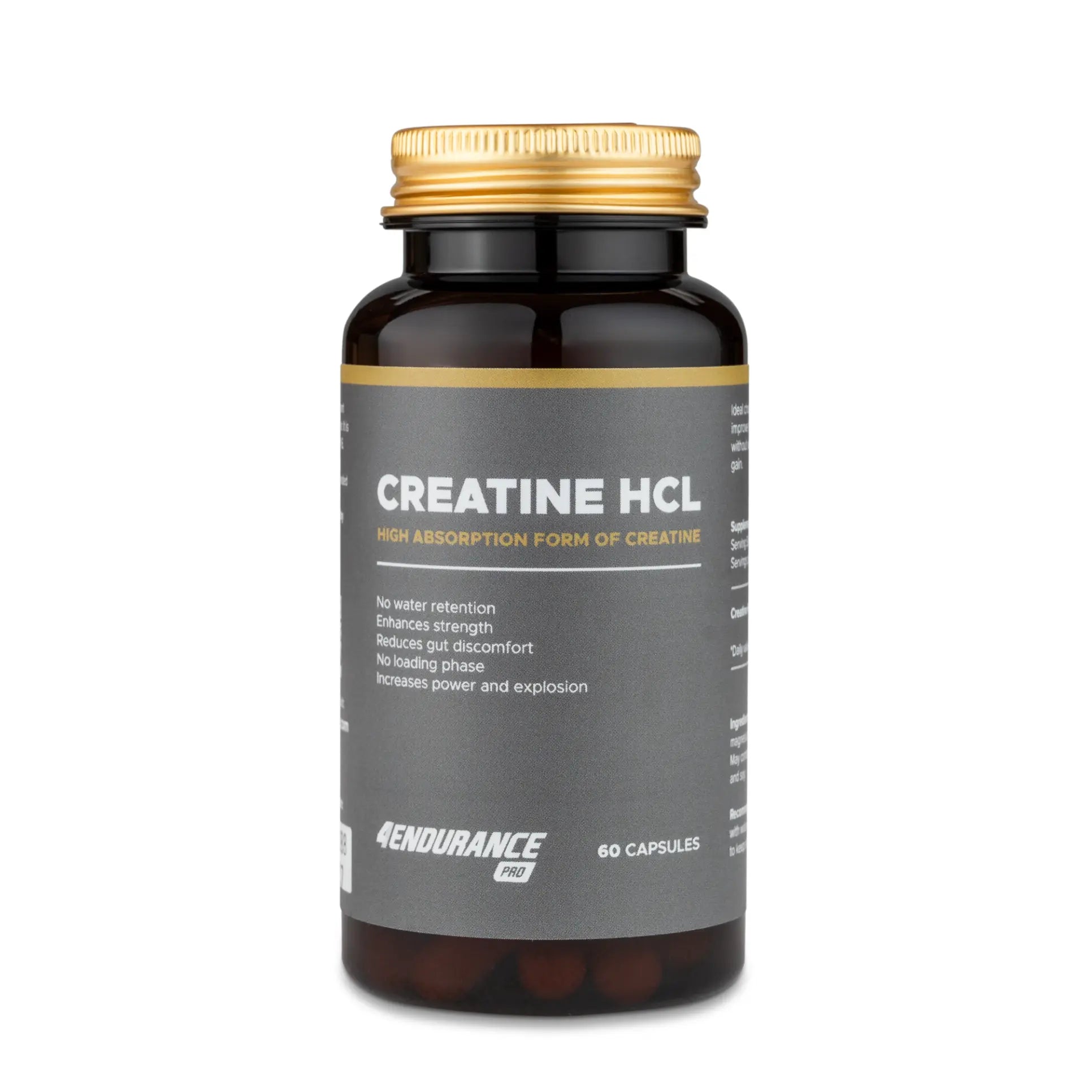 Creatina HCL 4Endurance Pro: Aumenta la fuerza y resistencia